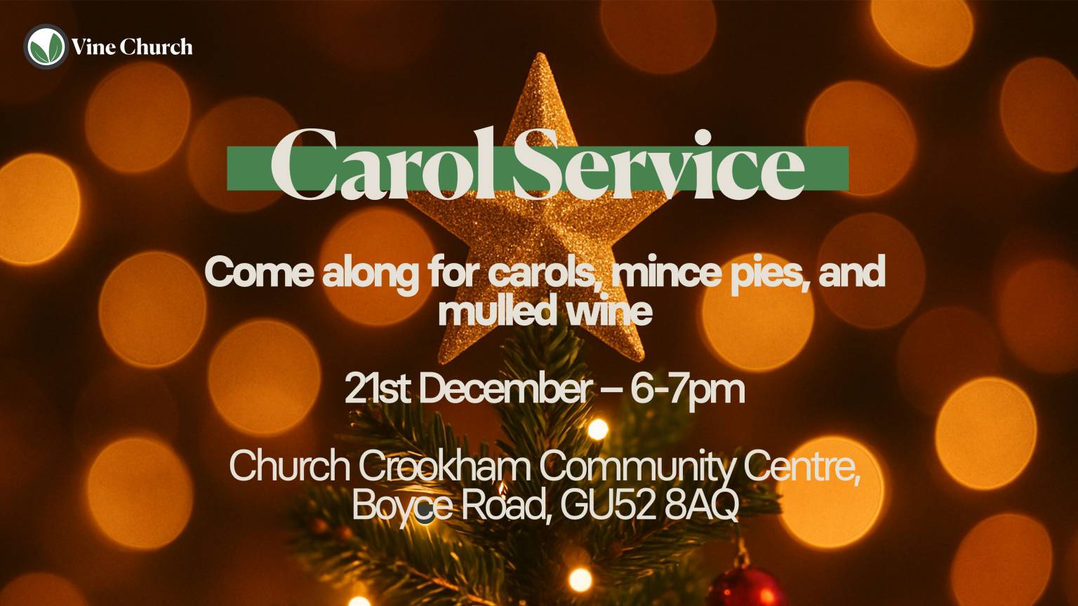 Carol Services - Vine Church